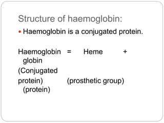 Determination of haemoglobin | PPTX