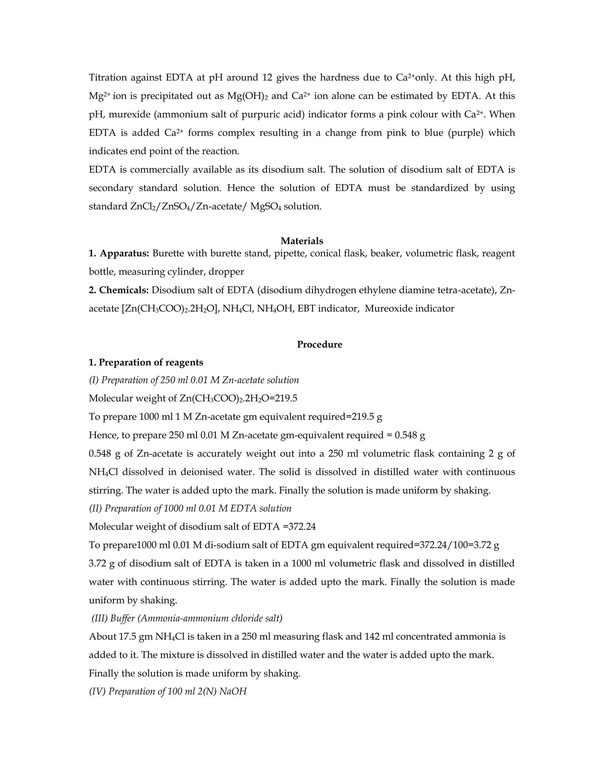Determination of hardness in water .pdf