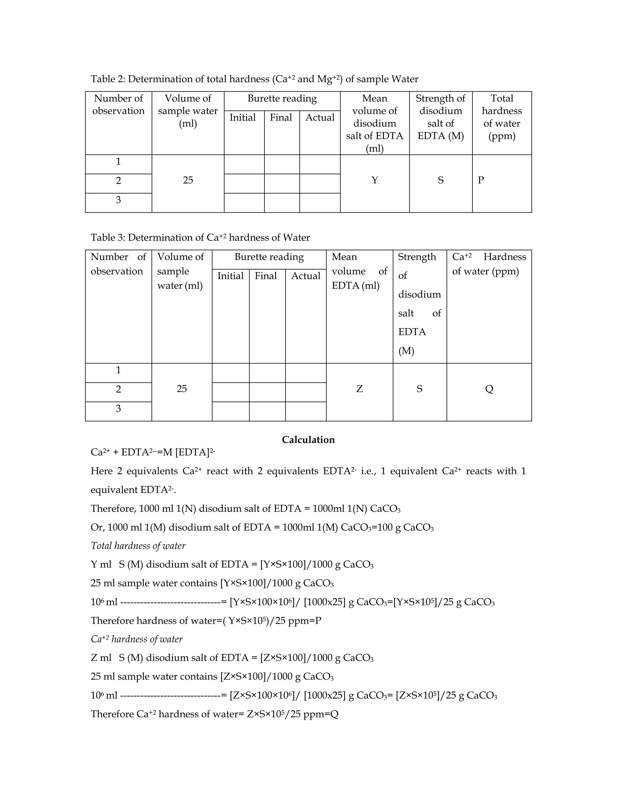 Determination of hardness in water .pdf