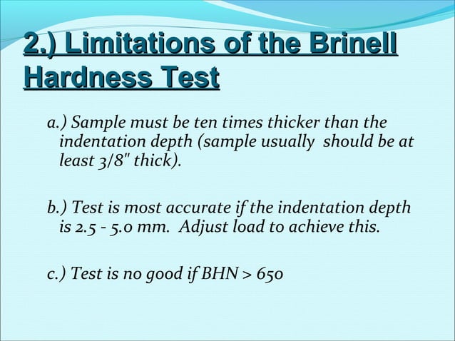 Determination of hardness of metals | PPT | Physics | Science