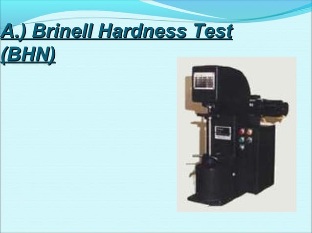 Determination of hardness of metals | PPT | Physics | Science