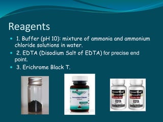 Determination of hardness of water? | PPTX