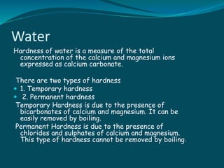 Determination of hardness of water? | PPTX