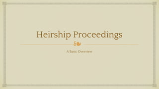Determination of Heirship: The Role of the Attorney ad Litem | PPTX ...
