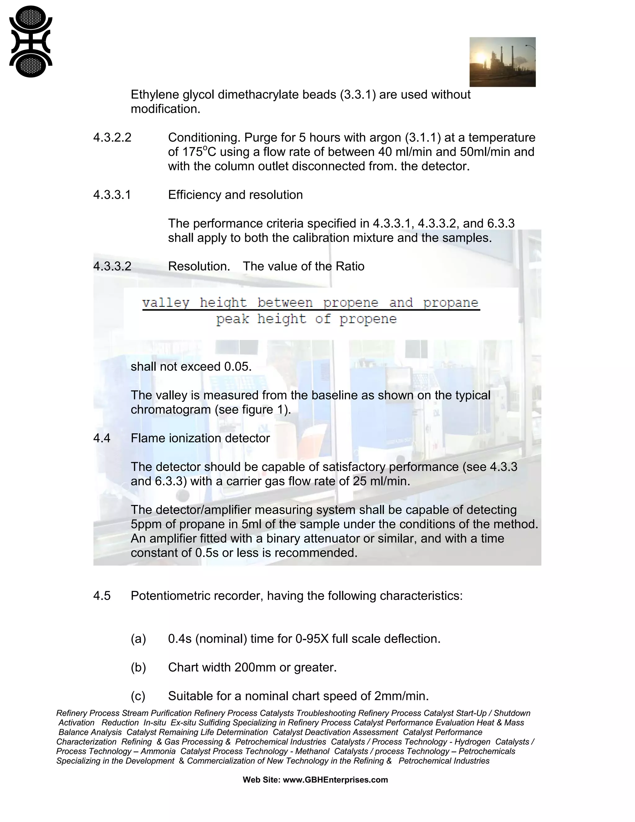 Determination of Hydrocarbons in Anhydrous Ammonia By Gas Chromatography | PDF