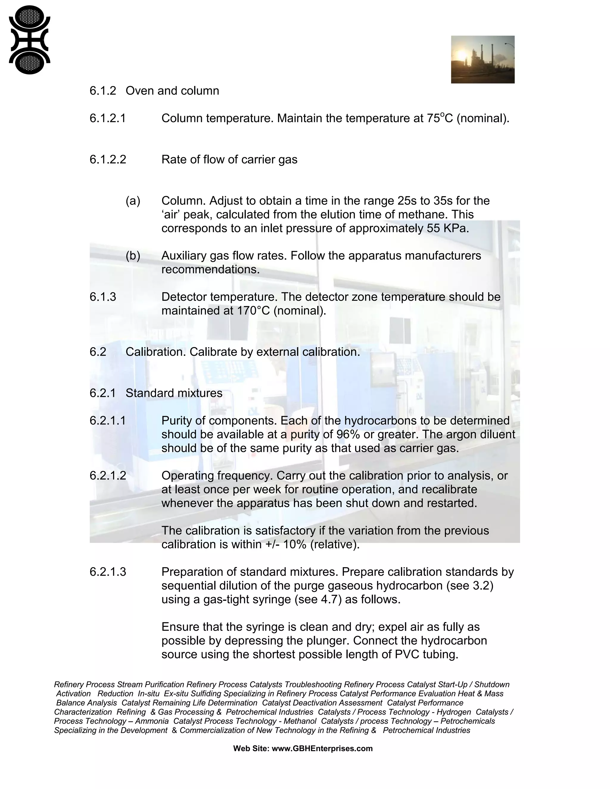 Determination of Hydrocarbons in Anhydrous Ammonia By Gas ...