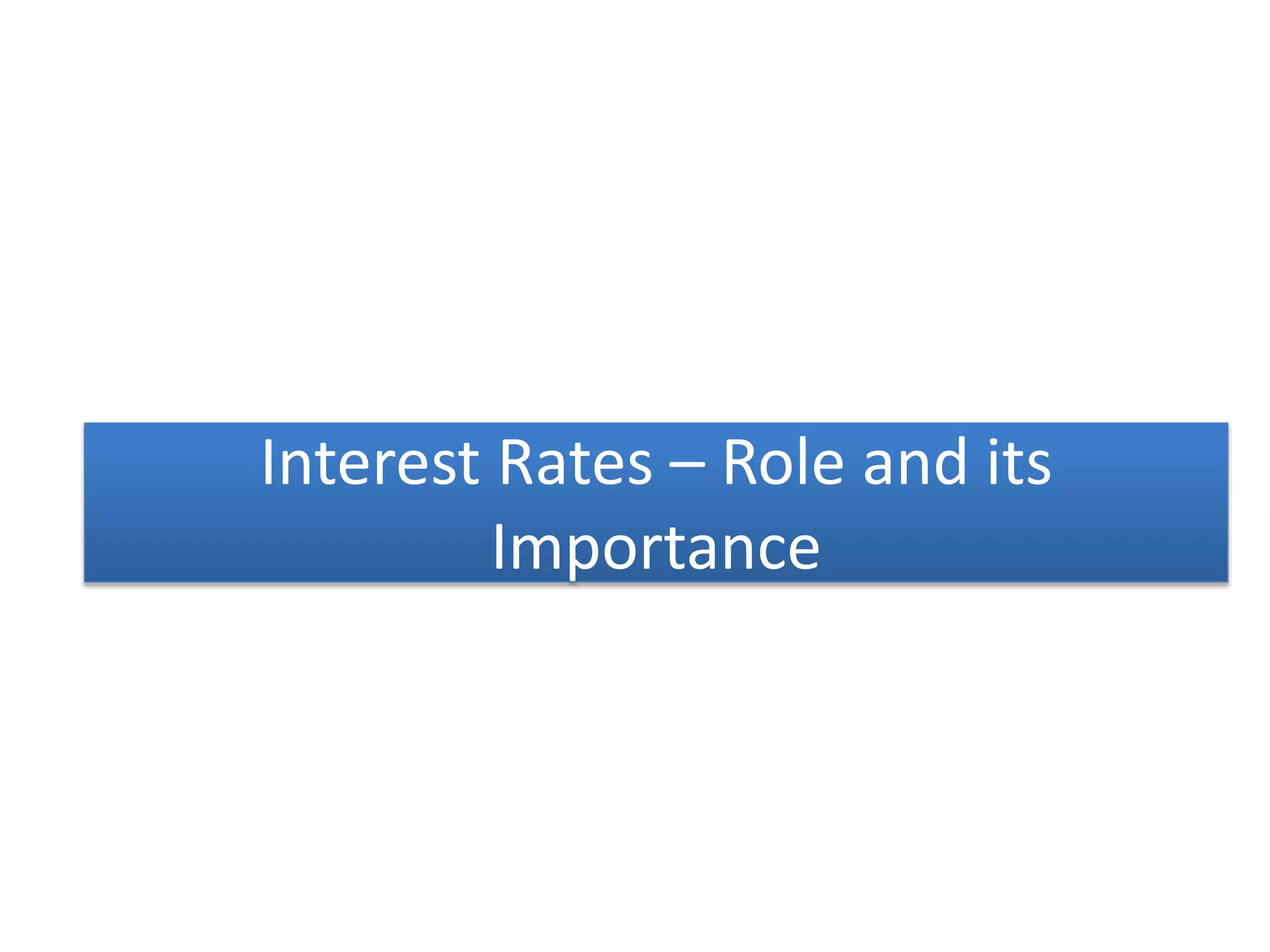Determination of interest rate | PPTX