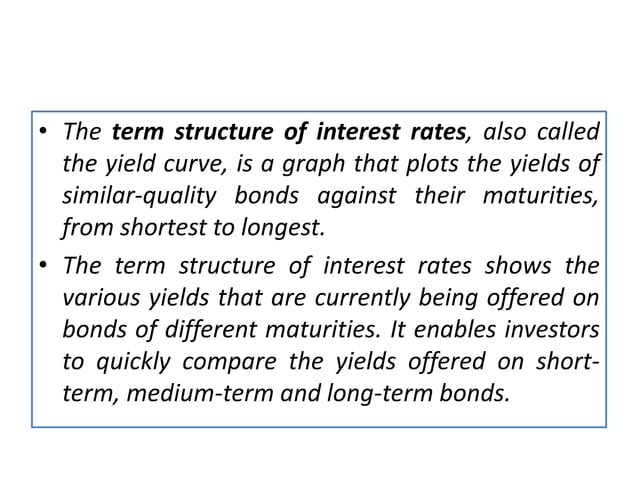 Determination of interest rate | PPTX | Stocks and Bonds | Personal ...