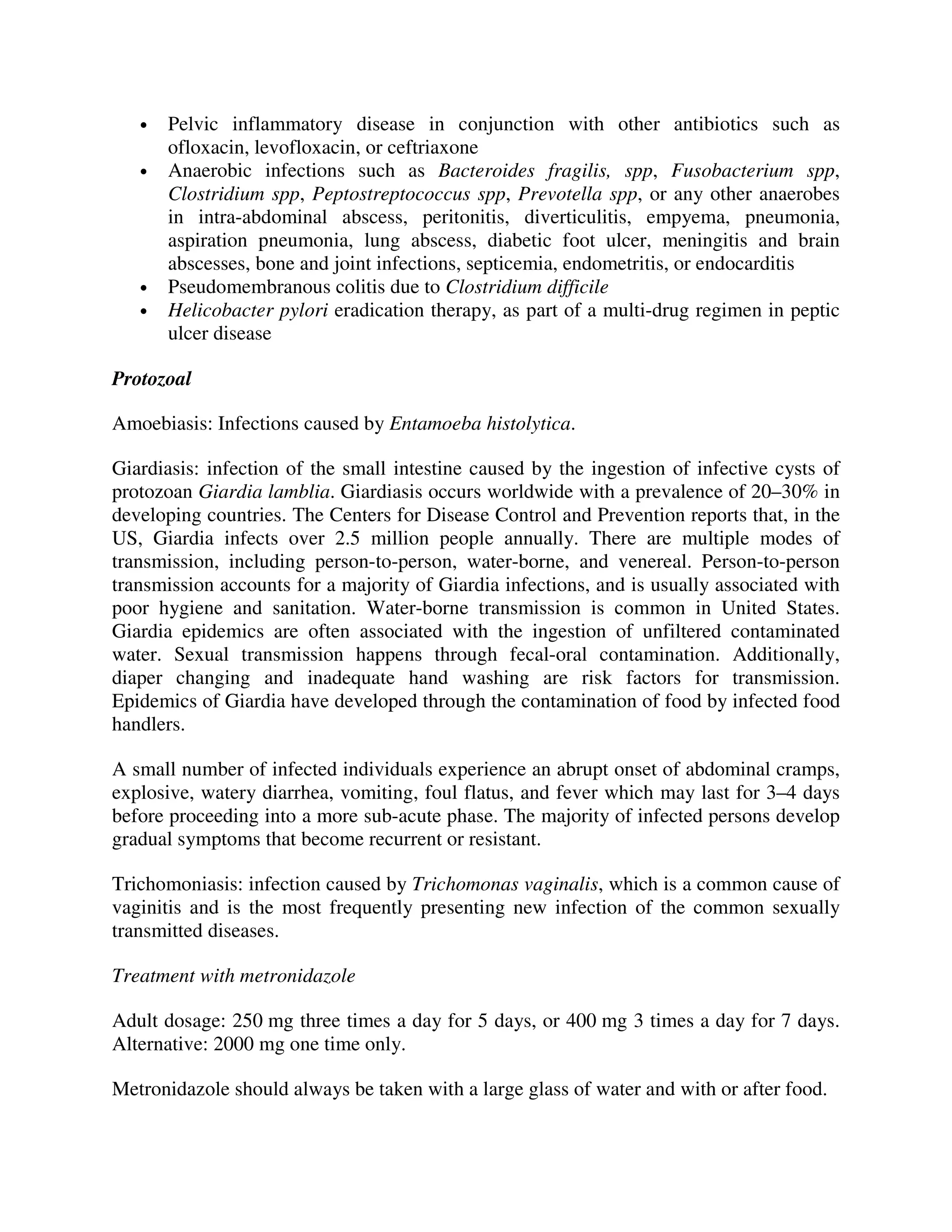 Determination of metronidazole from the solid dosage form | PDF