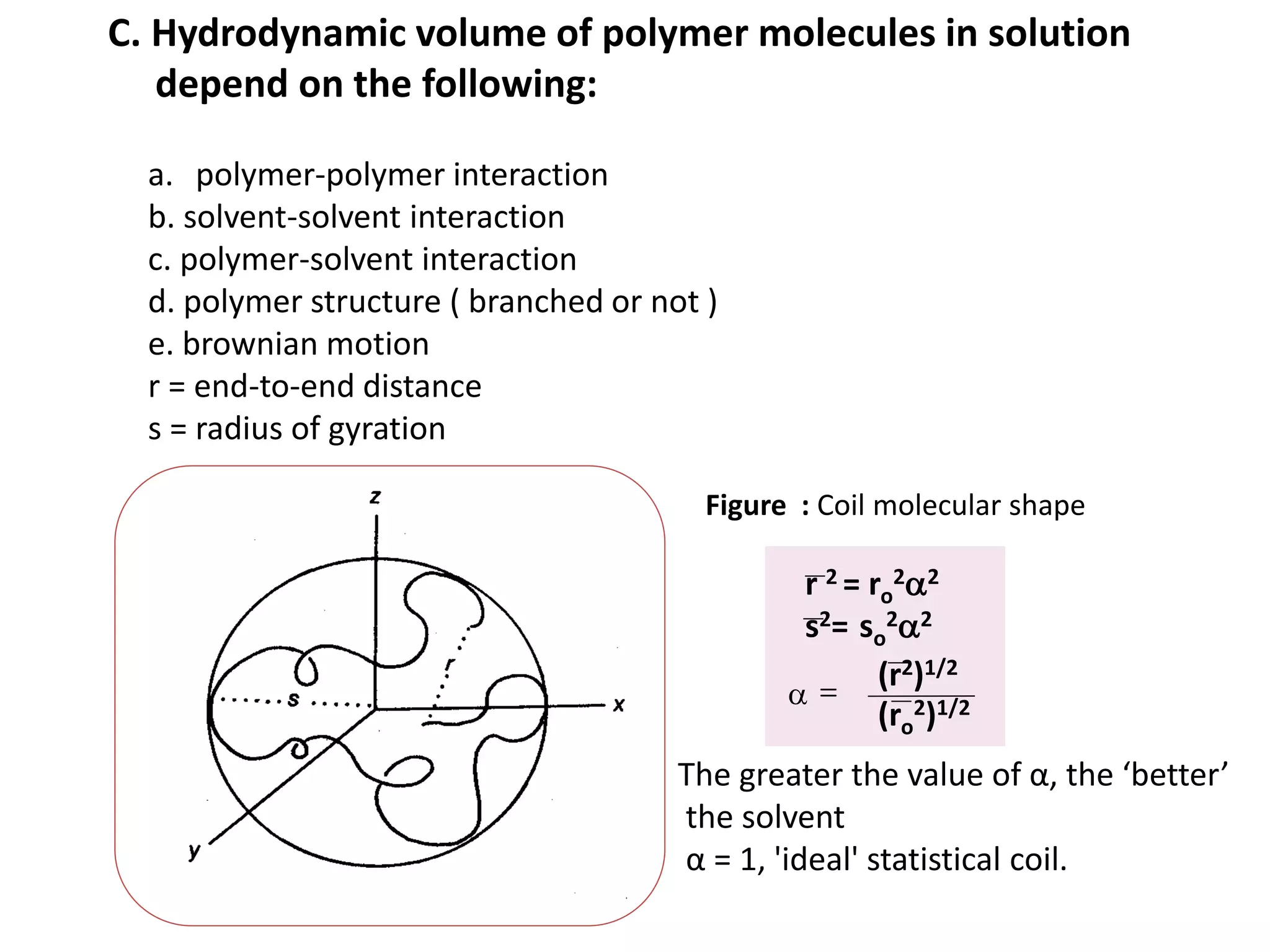 Determination of molecular weight of polymers by visometry | PPTX