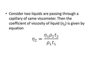 Determination of molecular weight of polymers by visometry | PPTX
