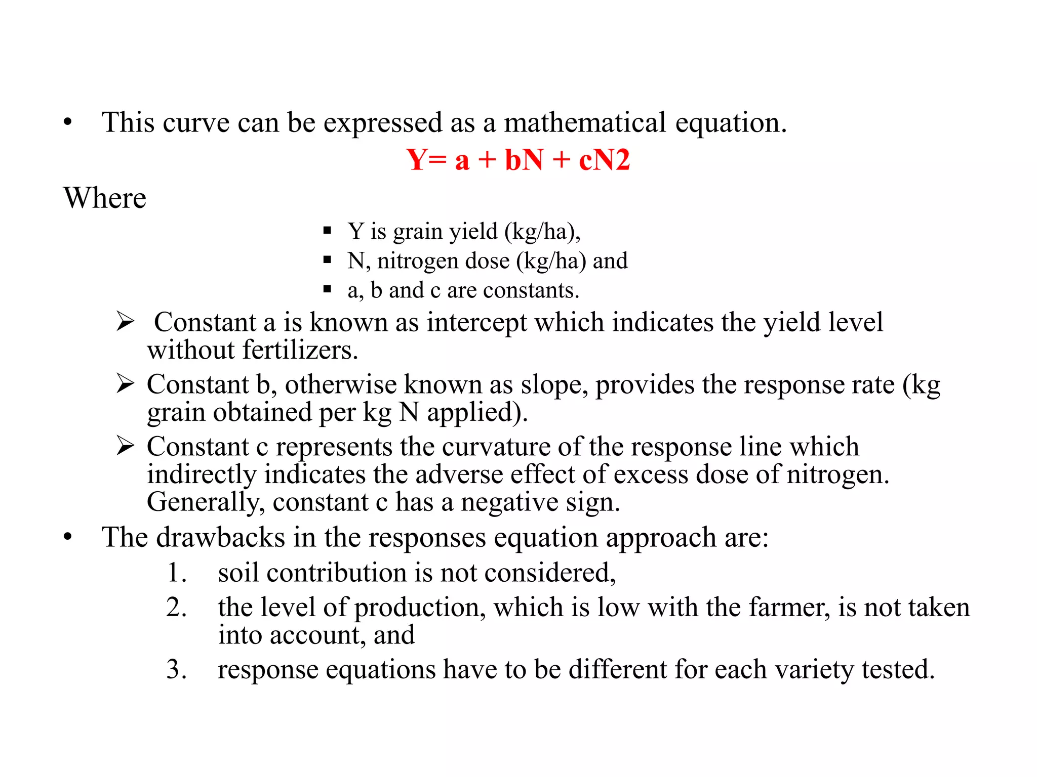 Determination of nutrient need for yield potentiality of crop plants | PPTX