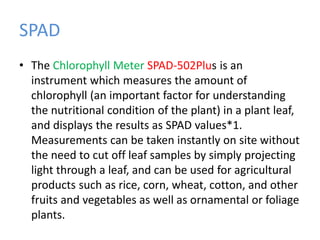 Determination of nutrient need for yield potentiality of crop plants | PPTX