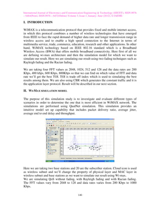 Determination of optimum fft for wi max under different fading | PDF ...