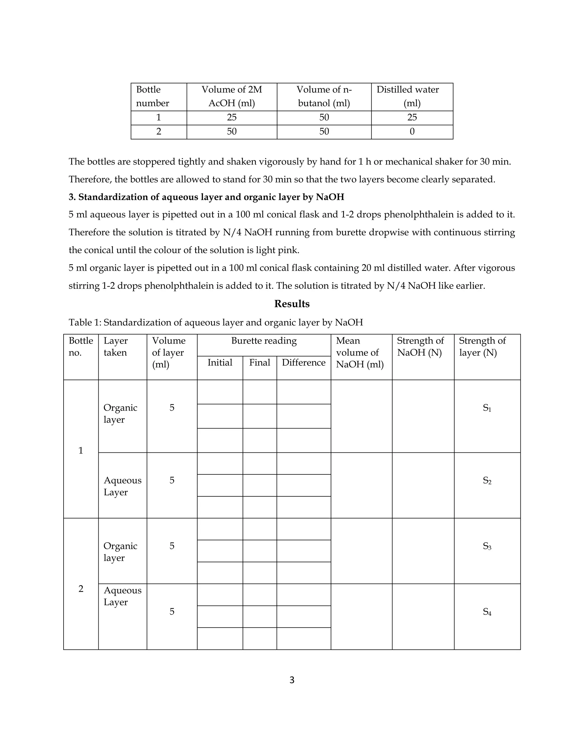 Determination of partition coefficient of acetic acid between water and n-butanol.pdf