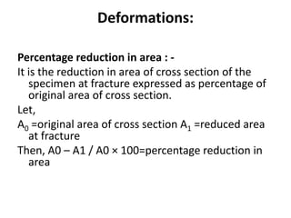 Determination of physical properties of steel, ductility etc | PPTX