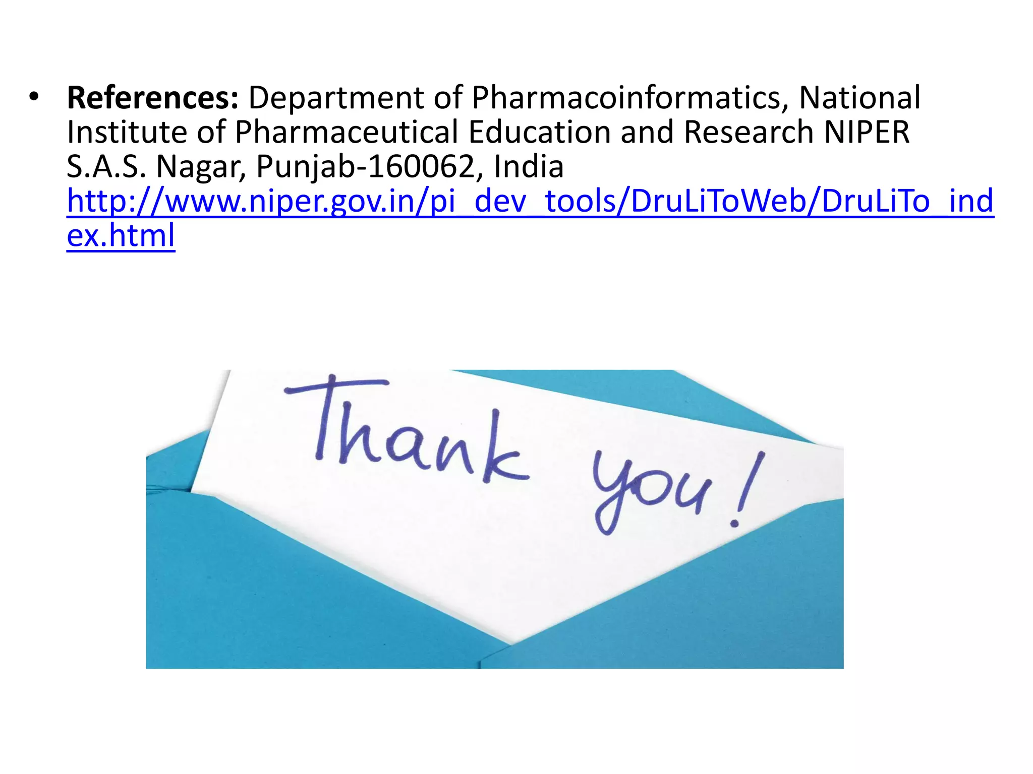 Determination of physicochemical properties of romazarit structure such ...