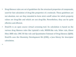 Determination of physicochemical properties of romazarit structure such ...