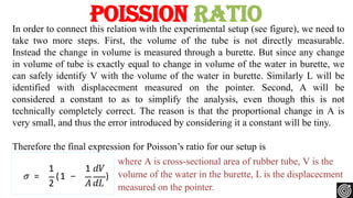 Determination of Poission's Ratio experiment | PPTX
