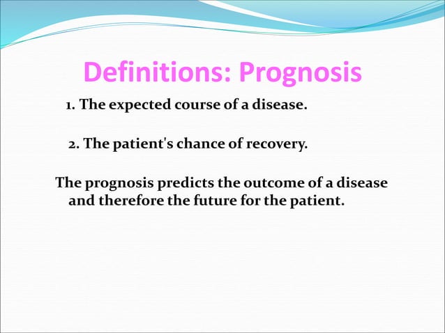 determination of prognosis.ppt