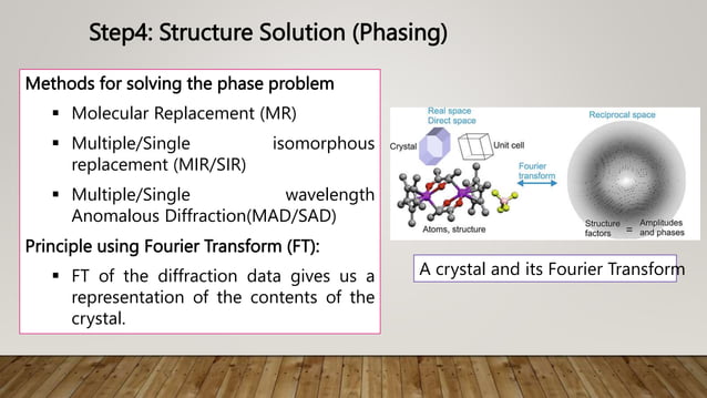 Application X-Ray crystallography in protein structure prediction.pptx | Chemistry | Science