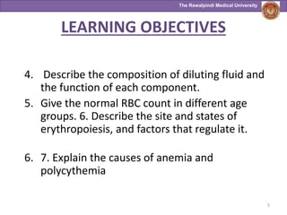 determination of RBC Count.pptx | Blood Disorders | Diseases and Conditions
