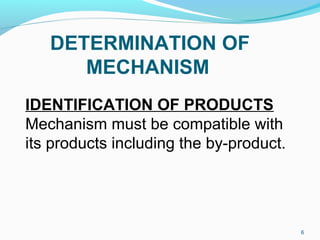 Determination of reaction mechanisms | PPT