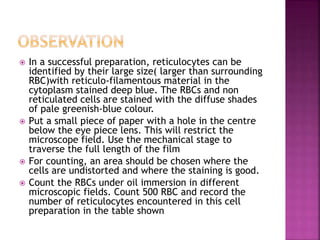 Determination of Reticulocyte Count - Copy.pptx