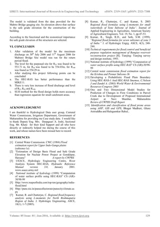 Determination of safe grade elevation by using hec ras case study mutha ...