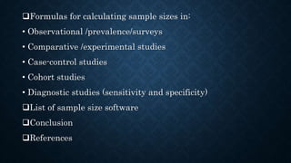Determination of sample size in scientific research.pptx