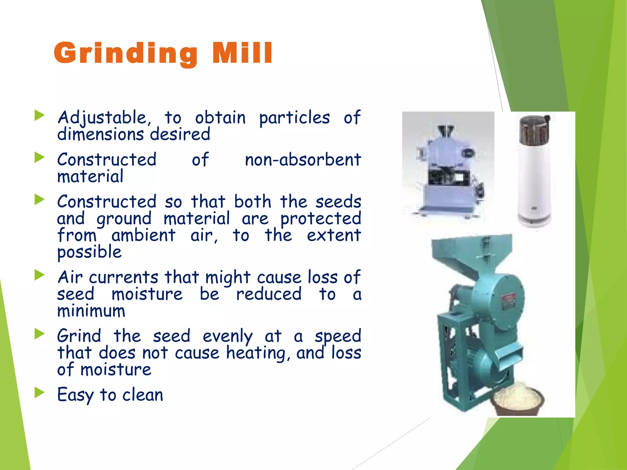 Determination of seed moisture content | PPT