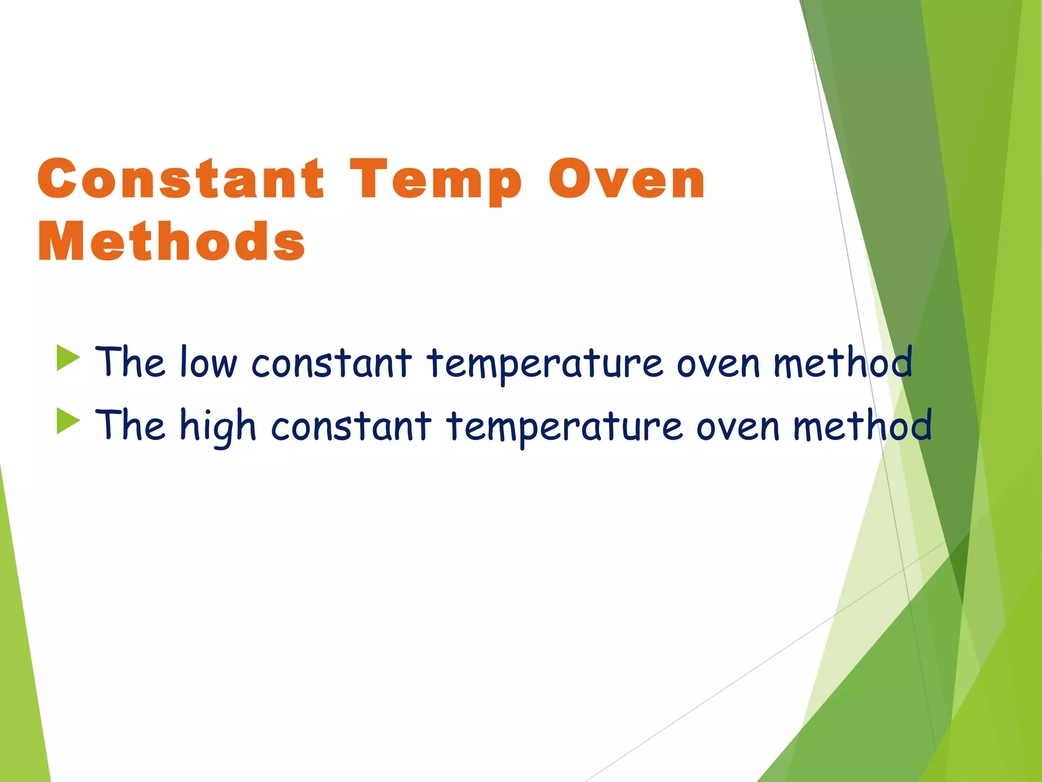 Determination of seed moisture content | PPT