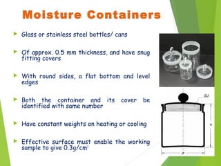 Determination of seed moisture content | PPT