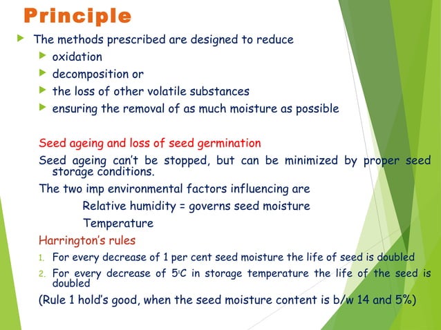 Determination of seed moisture content | PPT | Gardening | Home & Garden