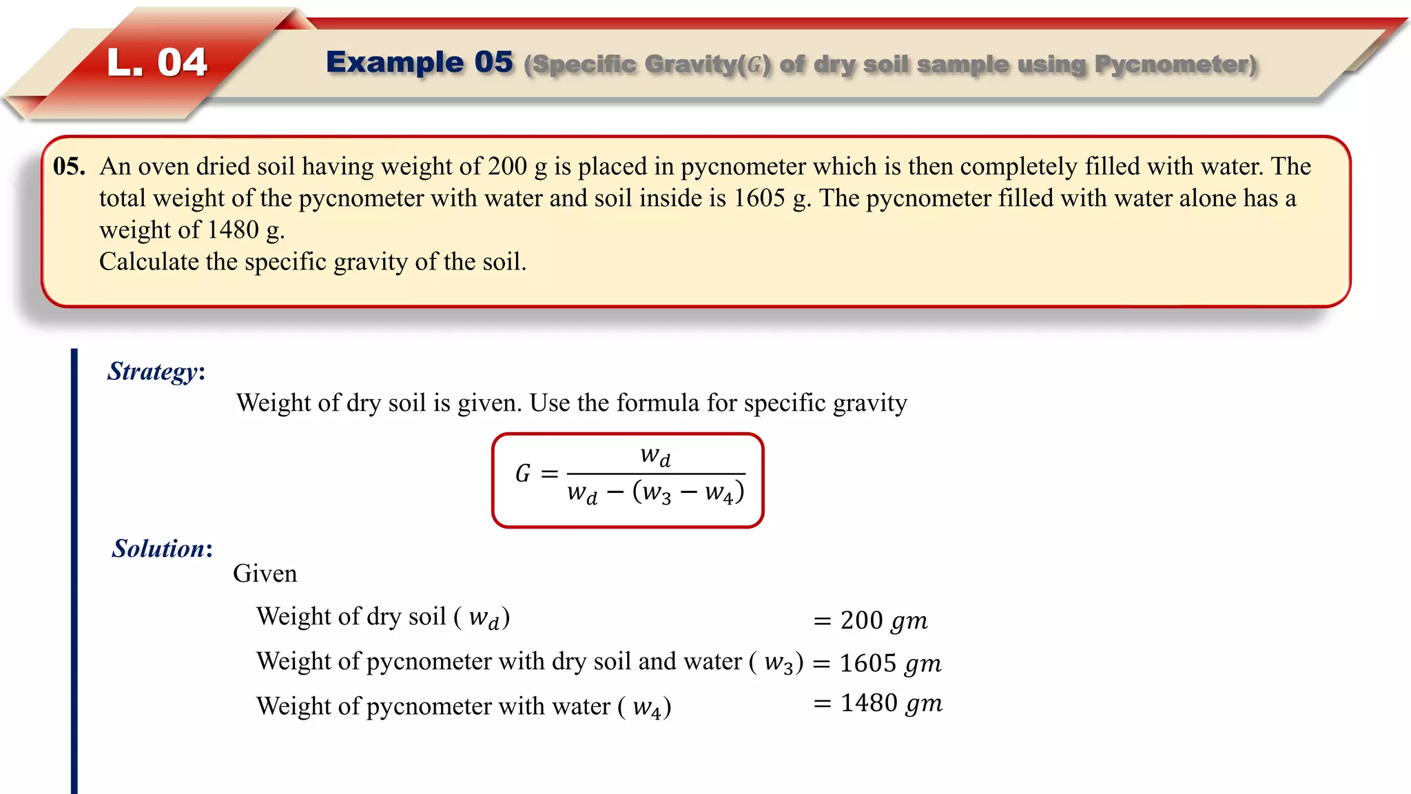 Determination of specific gravity | PDF