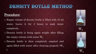 Determination of specific gravity of soil | PPTX