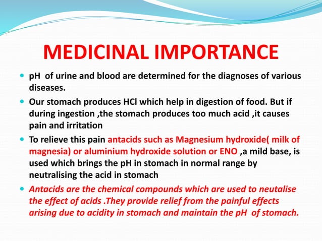 Determination of strength of acids and bases by using pH scale | PPTX ...