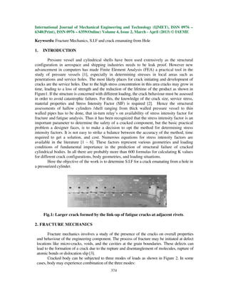 Determination of stress intensity factor for a crack emanating from a ...