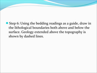 Determination of strike and dip and geological cross section | PPT