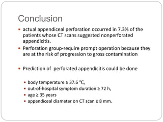 Journal club-Determination of surgical priorities in appendicitis | PPTX