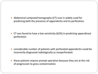 Journal club-Determination of surgical priorities in appendicitis | PPTX
