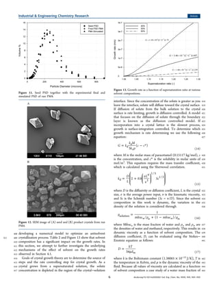 Determination Of The Crystal Growth Rate Of Paracetamol As A Function Of Solvent Composition | PDF