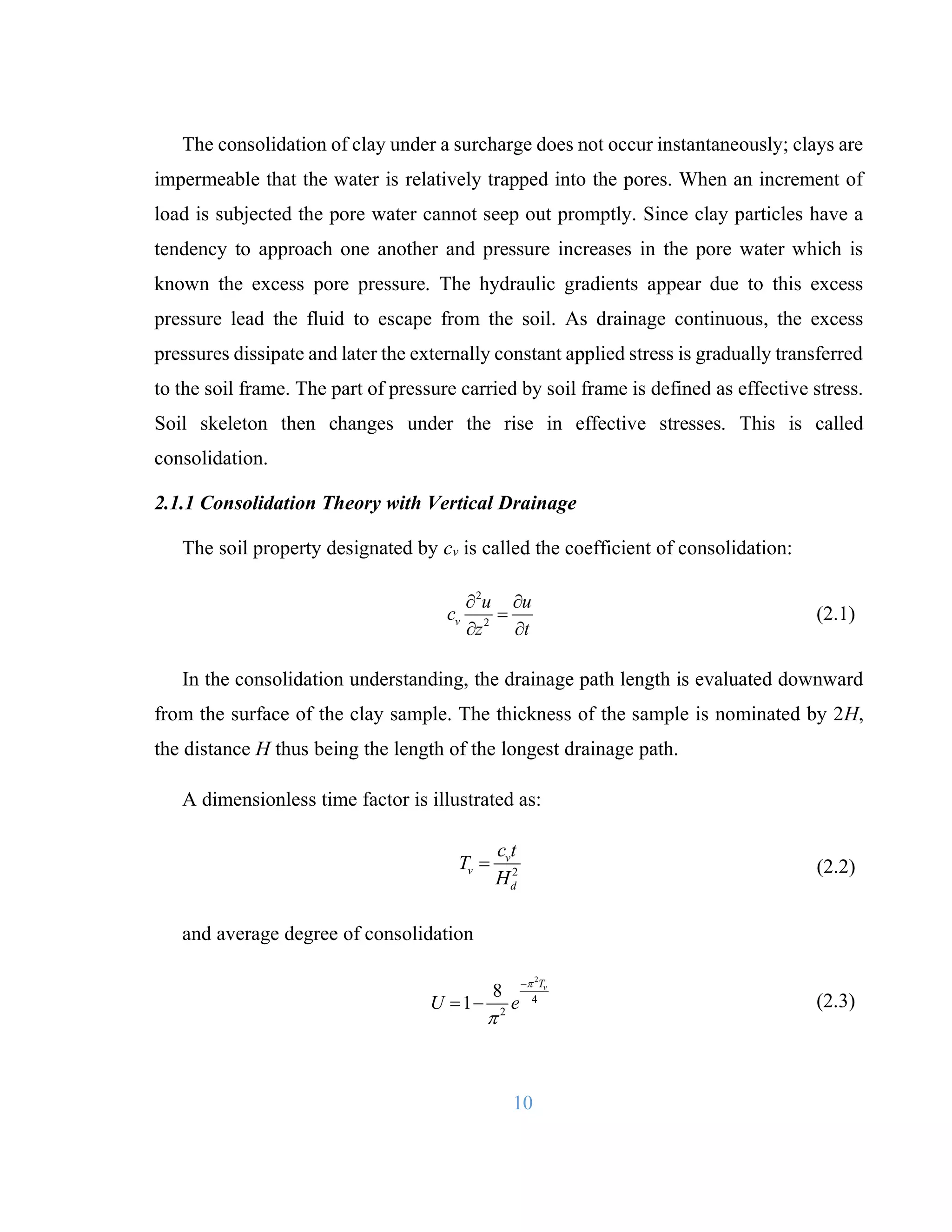 Determination Of The Horizontal Radial Coefficient Of Consolidation By From Oedometer Test