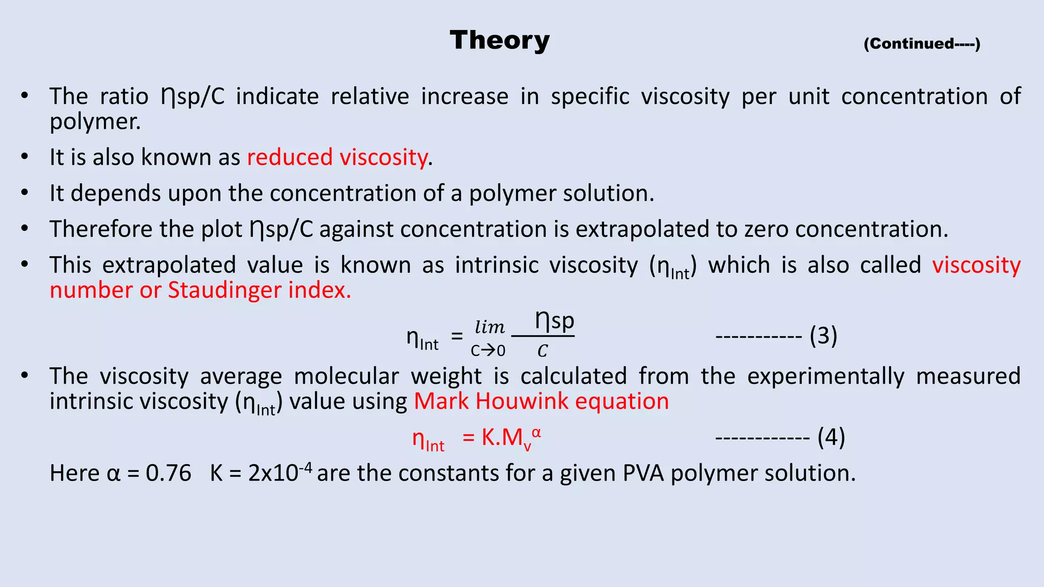 Determination of the molecular weight of high polyvinyl alcohol (pva ...