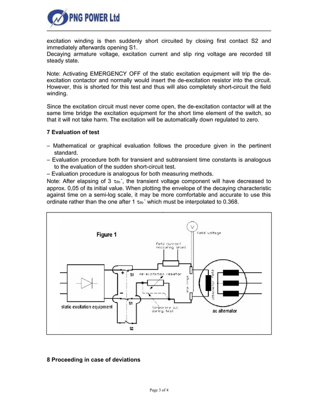 Determination Of The Transient Open Circuit Time Constant Doc