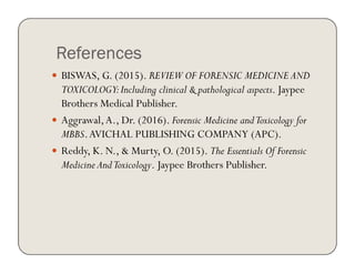 Determination of time since death/ postmortem time interval | PDF