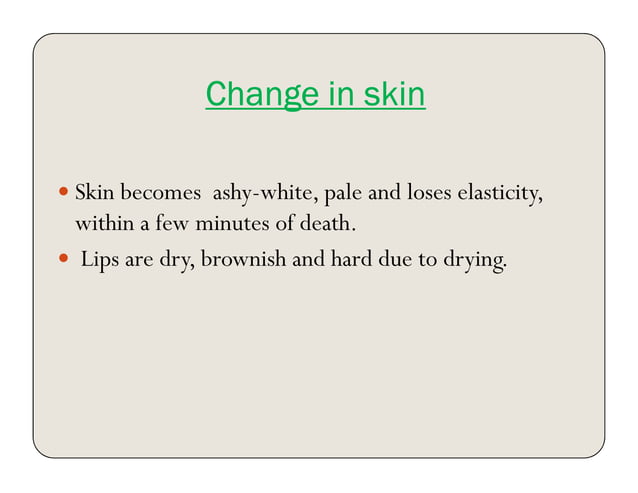 Determination of time since death/ postmortem time interval | PDF | Eye ...