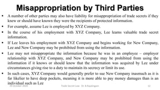 Determination of trade secret status | PPTX