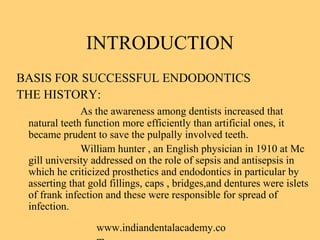 Determination of root canal working length /certified fixed orthodontic ...