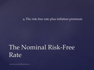 Determination on interest rate | PPTX